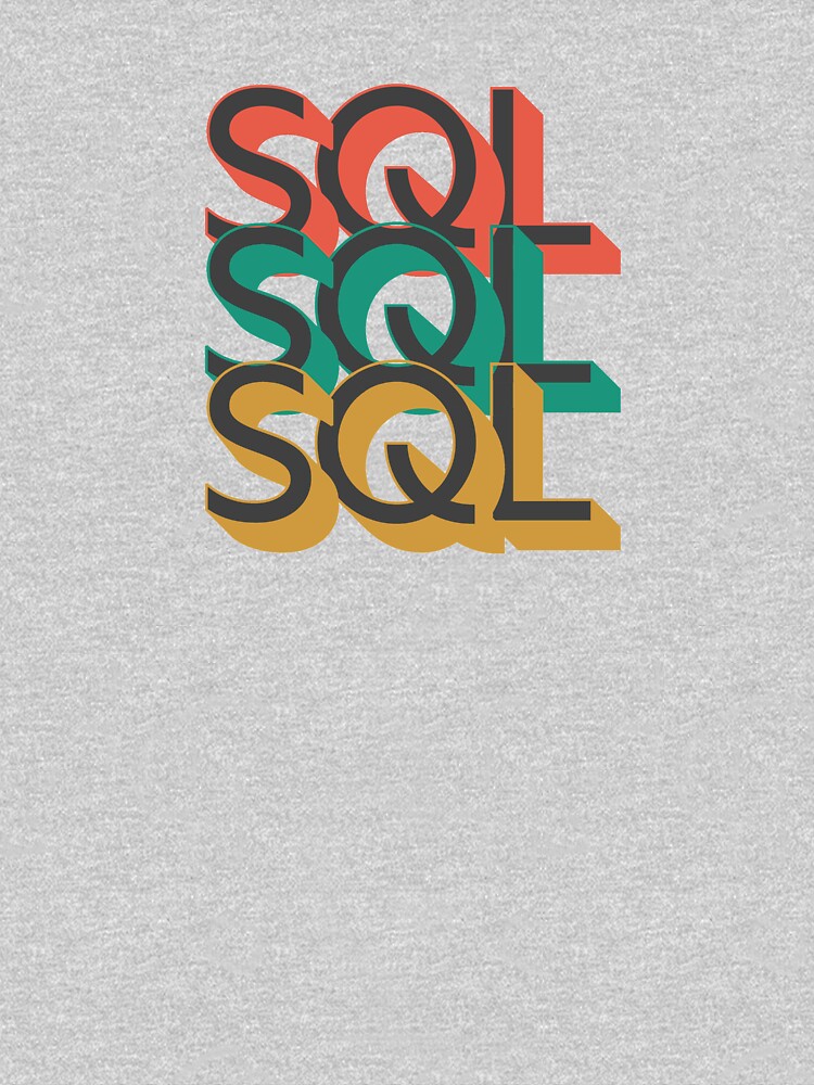 "Retro SQL Query" T-shirt for Sale by ClassyGeek1 | Redbubble | sql t ...