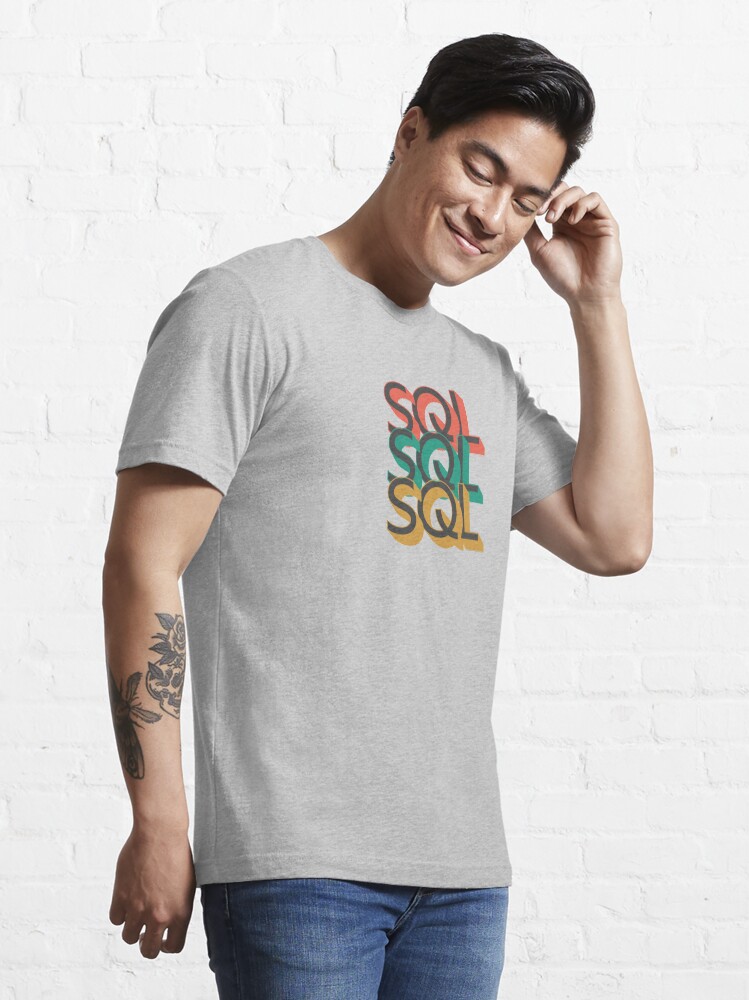 "Retro SQL Query" T-shirt for Sale by ClassyGeek1 | Redbubble | sql t ...