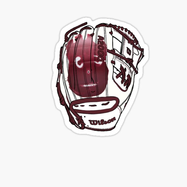 "Castaway Wilson A2000 Glove" Sticker for Sale by julioluciano | Redbubble
