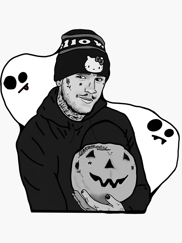 "Lil Peep and Lil Peepkin" Sticker for Sale by clairemankin | Redbubble