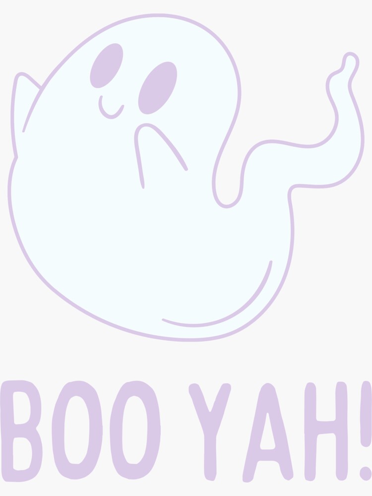 "Boo Yah!" Sticker for Sale by MaxFontes | Redbubble
