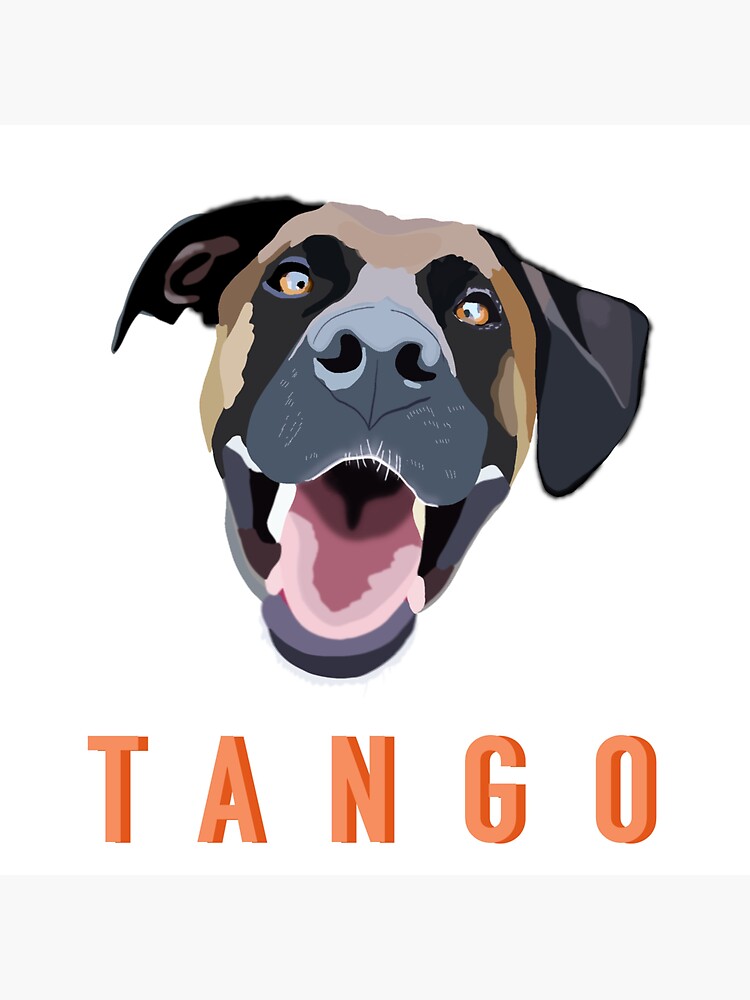 "Tango, Custom Illustration " Sticker by cassiecampsart | Redbubble