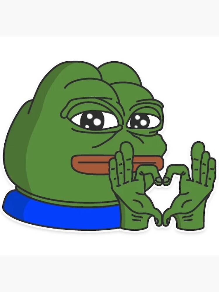 "Pepe the frog love, meme" Photographic Print by Alex-62 | Redbubble