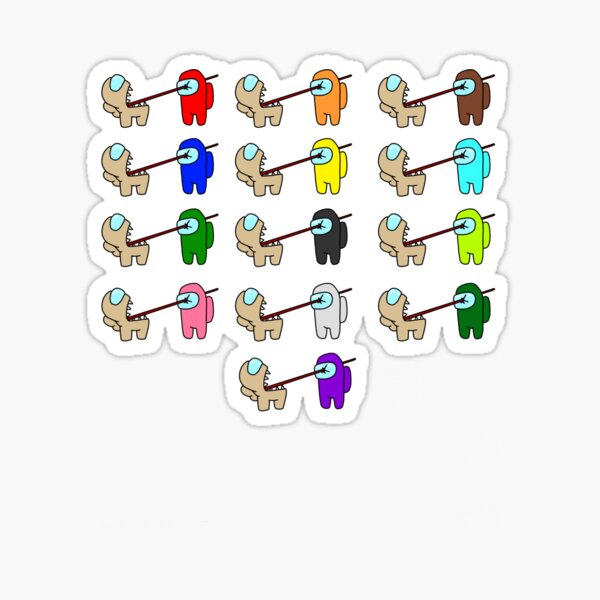 "Imposter Tan" Sticker by RNGandFL | Redbubble