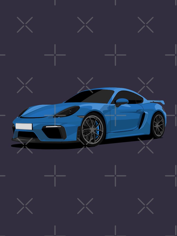 "Porsche Cayman GT4" T-shirt for Sale by AUTO-ILLUSTRATE | Redbubble ...