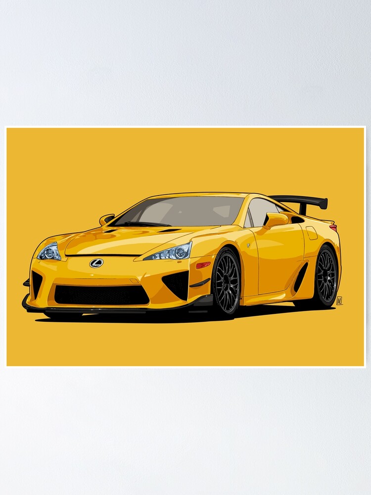 "LFA" Poster for Sale by MLAutomotive | Redbubble