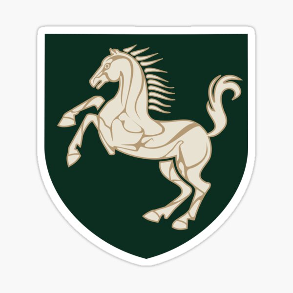 "Rohan Crest" Sticker for Sale by MidnightArk | Redbubble
