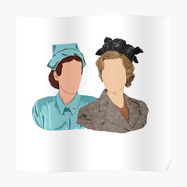 "Gwendolyn and nurse Ratched - Ratched" Poster by ancesp | Redbubble