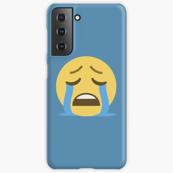 "SAD EMOJI- Crying emoji" Samsung Galaxy Phone Case for Sale by ...