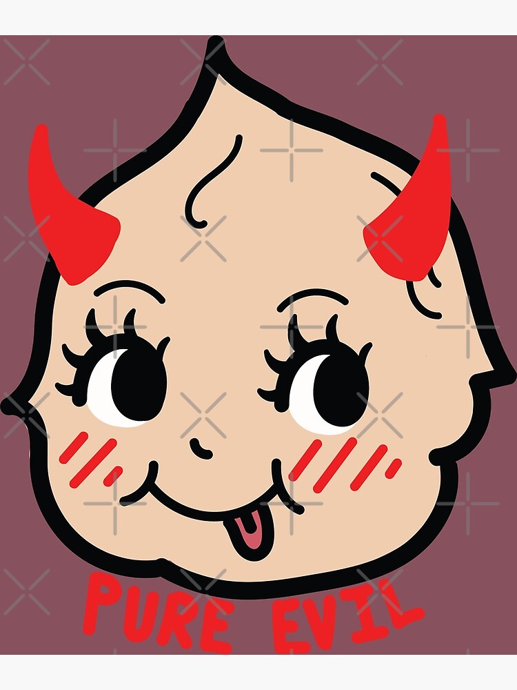 "Pure Evil Kawaii Baby Face " Photographic Print for Sale by ...