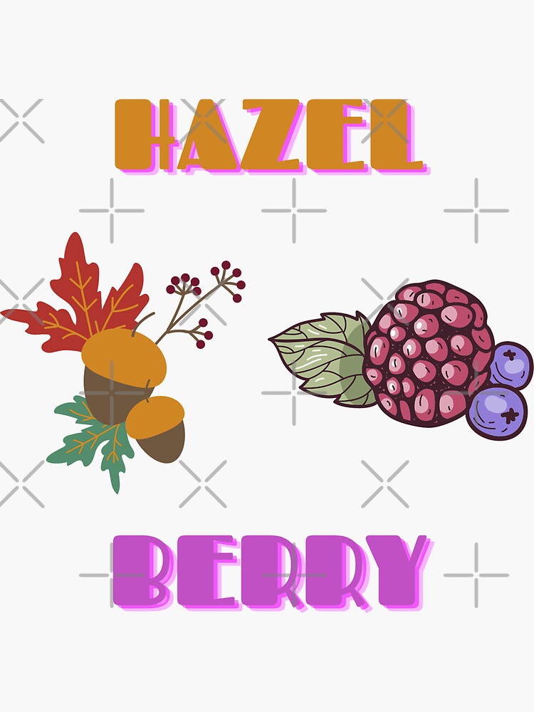"Hazel Berry" Sticker for Sale by LuckyKermit | Redbubble