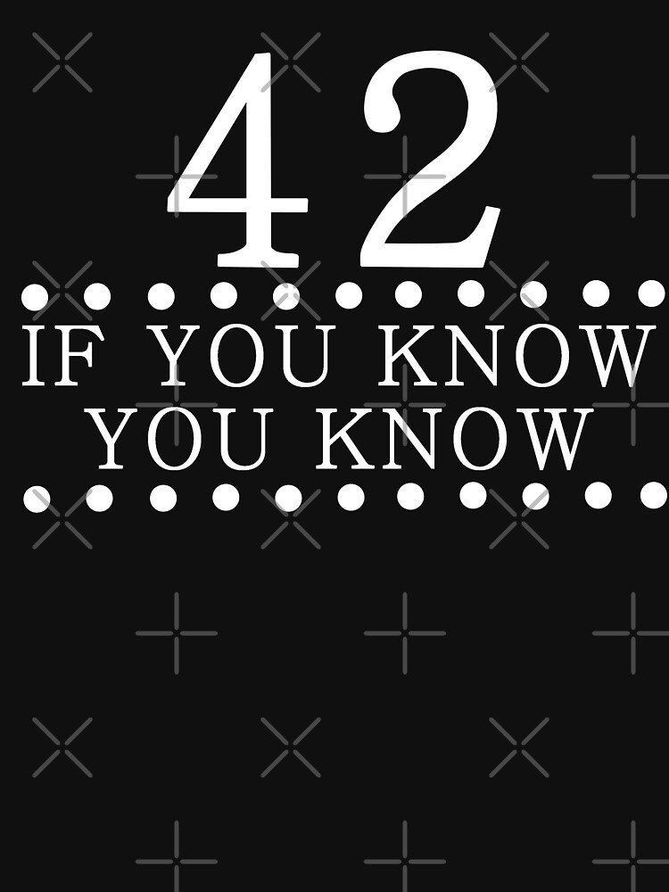 "42 Answer to life universe and everything" Essential T-Shirt for Sale ...