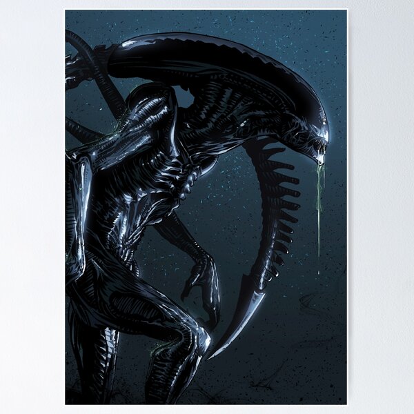 "Xenomorph Alien" Poster for Sale by n-abakumov | Redbubble