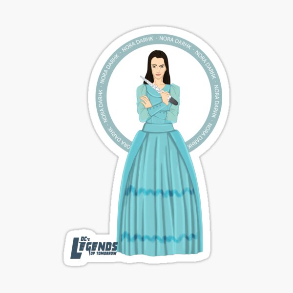"Nora Darhk" Sticker for Sale by RotemChan | Redbubble