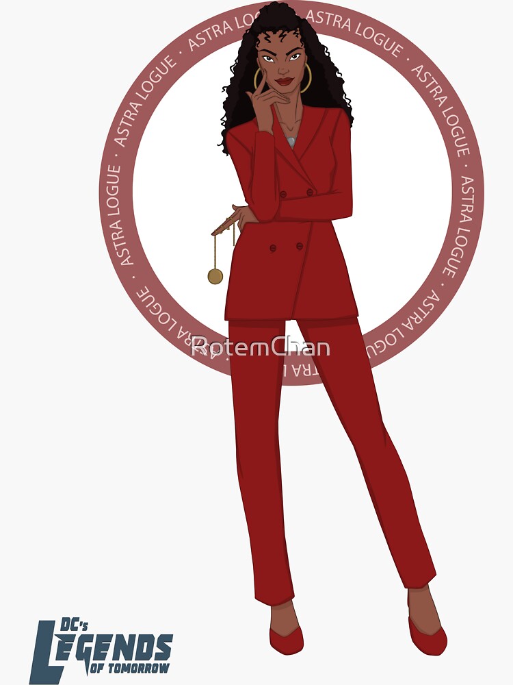 "Astra Logue" Sticker by RotemChan | Redbubble