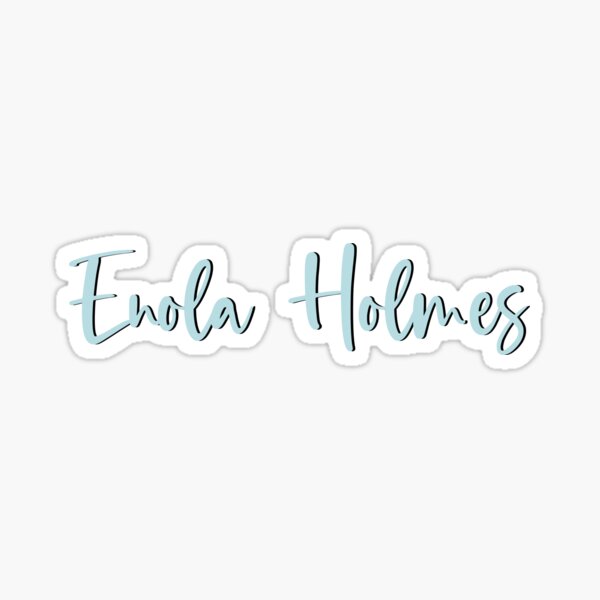 "Enola Holmes Movie " Sticker by Modern-Fusion | Redbubble