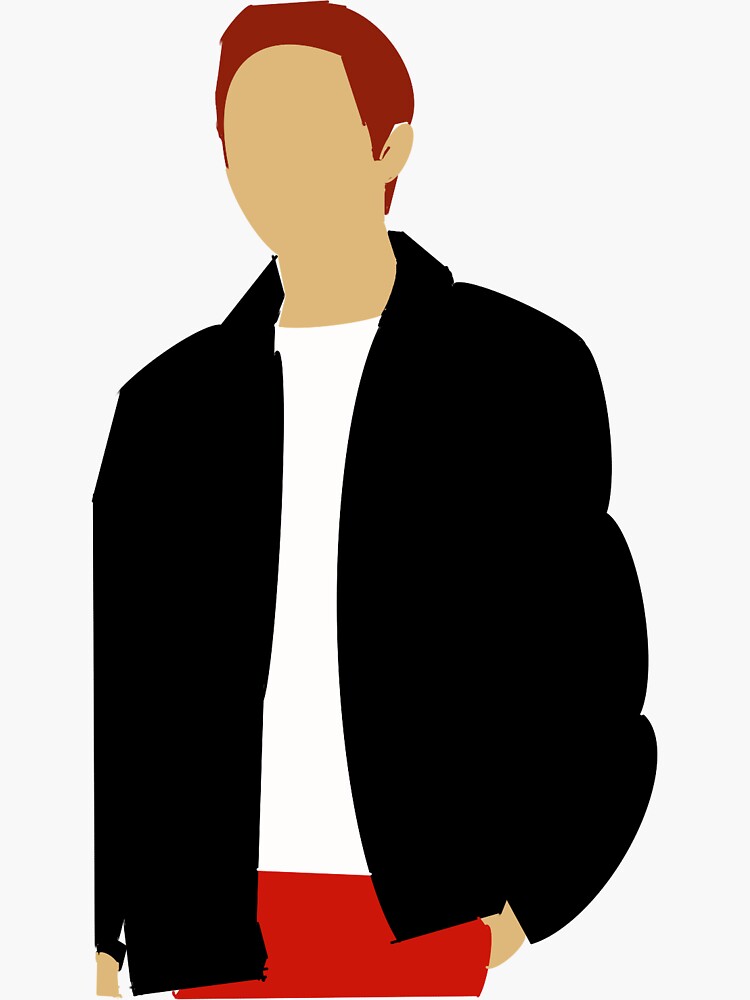 "Big red" Sticker by Maddieladner99 | Redbubble