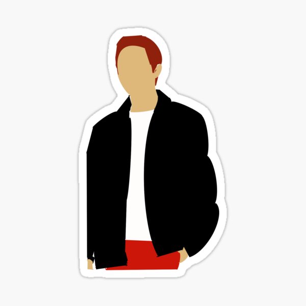 "Big red" Sticker by Maddieladner99 | Redbubble