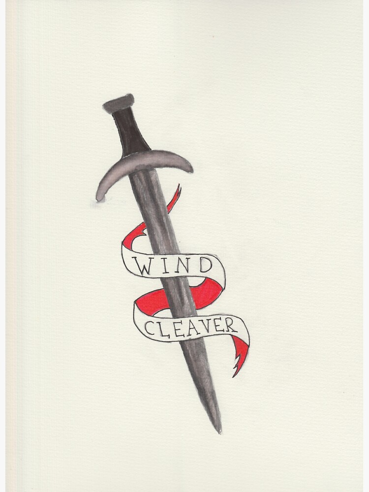 "Wind-Cleaver" Sticker for Sale by ktbilbo | Redbubble