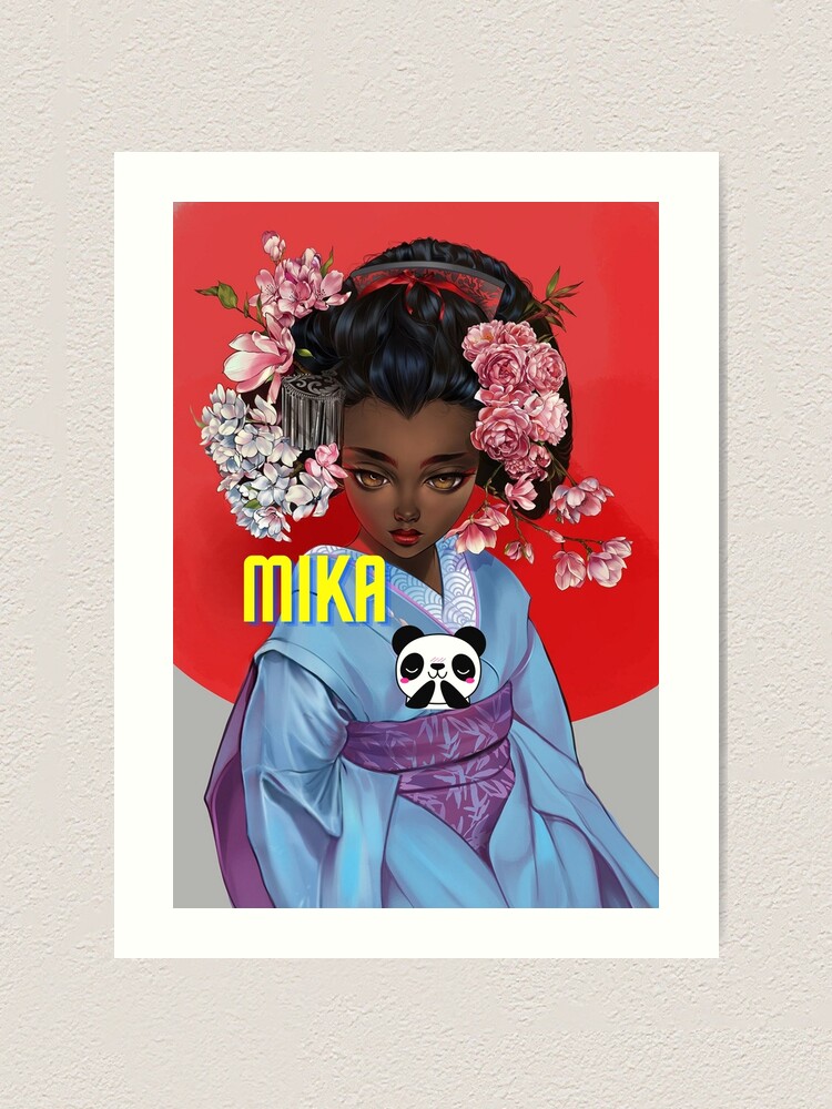 "Mika" Art Print for Sale by AuthorSHayashi | Redbubble