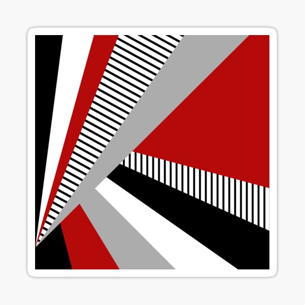 "Colorful geometry" Sticker for Sale by BattaAnastasia | Redbubble