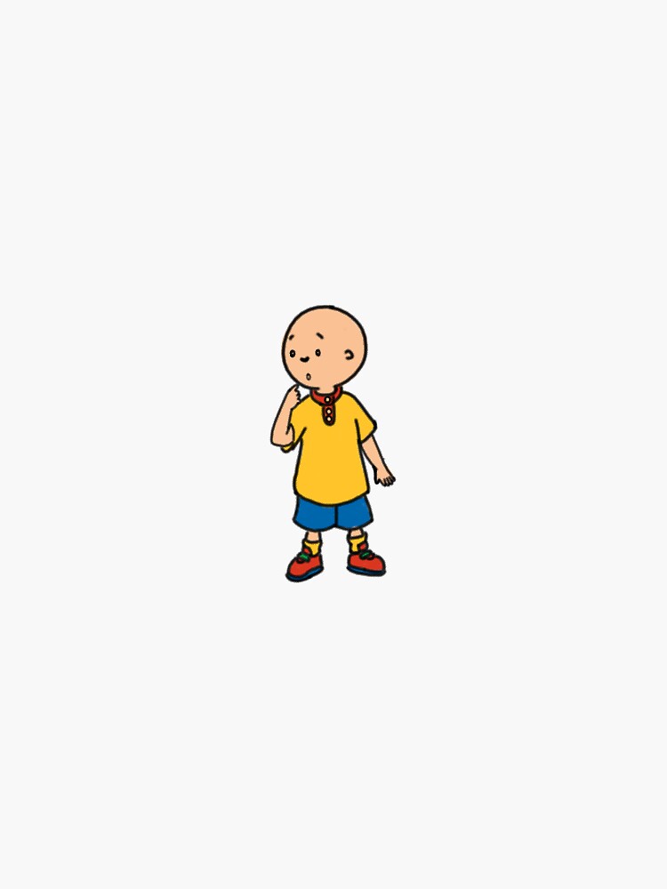 "Caillou" Sticker by marinexley | Redbubble
