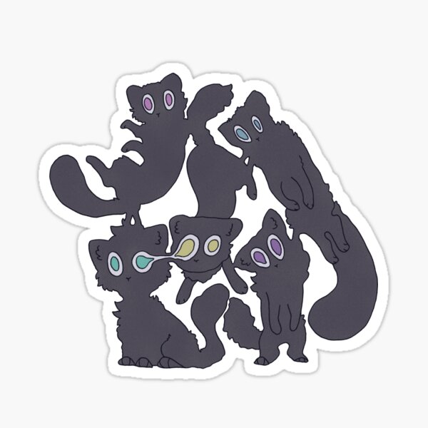 "Cat Blob" Sticker by AceLlama | Redbubble