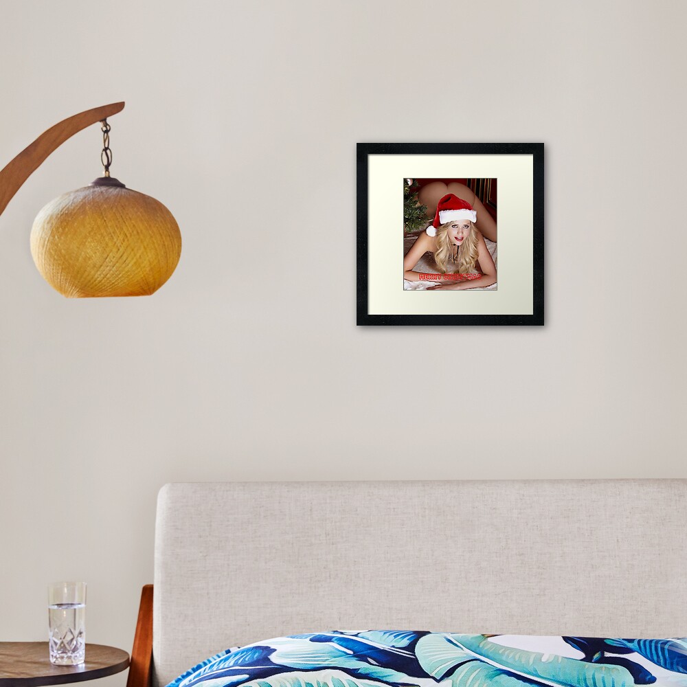 Mia Malkova Merry Christmas Porn Framed Art Print For Sale By Life S