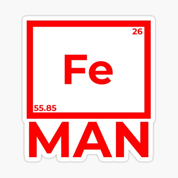 "Iron (FE) Man" Sticker for Sale by AwaisAmin20 | Redbubble