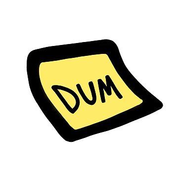 "dum sticky note" Backpack for Sale by vilinaong | Redbubble