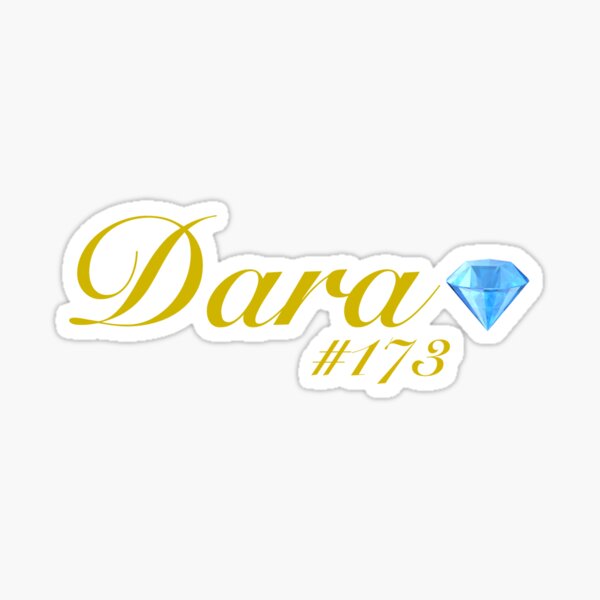 "Dara" Sticker for Sale by smarkarian97 | Redbubble