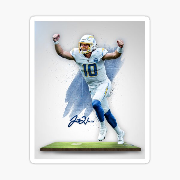 "Justin Herbert Los Angeles Sports Art " Sticker for Sale by ...