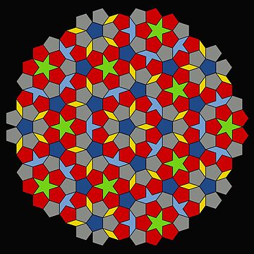 "Penrose Tile P1 Geometric Pattern" Acrylic Block for Sale by jutulen ...