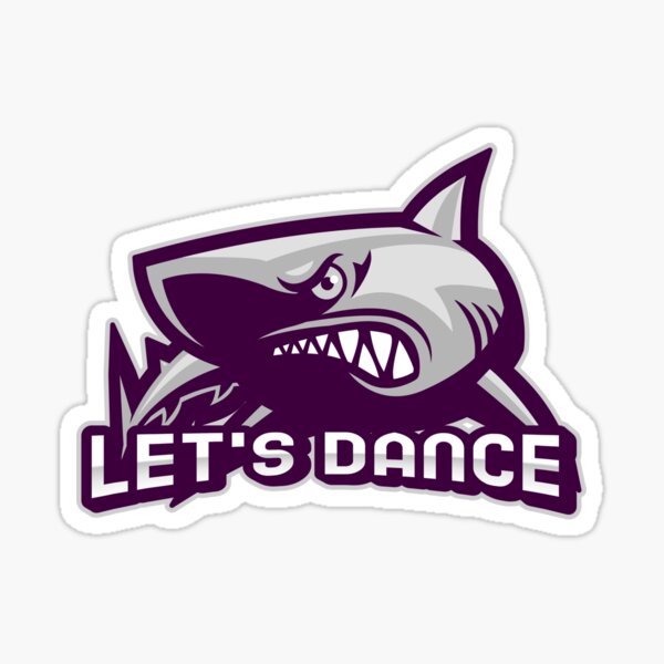 "Let's Dance" Sticker for Sale by FunPrint | Redbubble