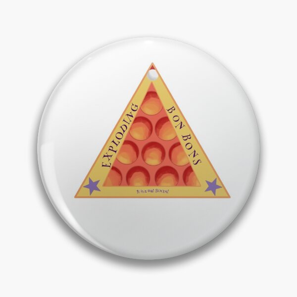 "Exploding Bon Bons" Pin for Sale by jaeliniisabela | Redbubble