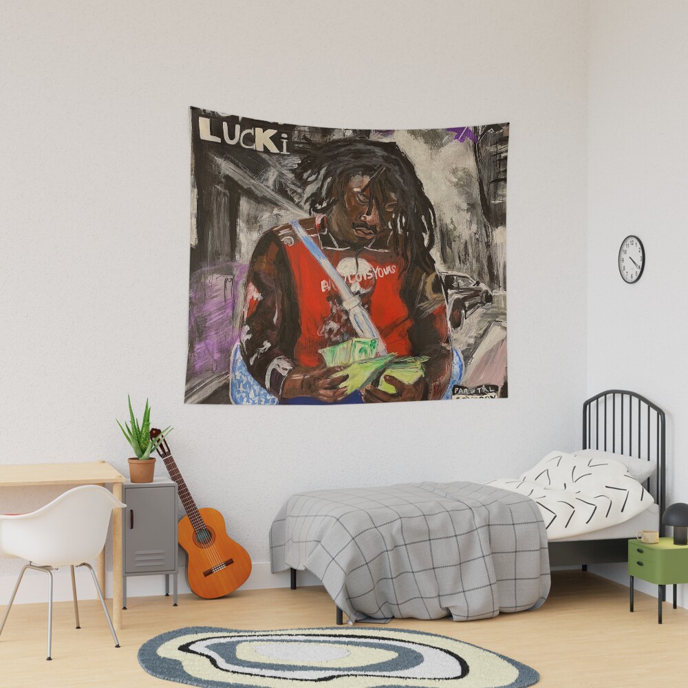 "lucki,days b4 3,album,poster,cover,painting,fan art,rap,rapper,dope ...