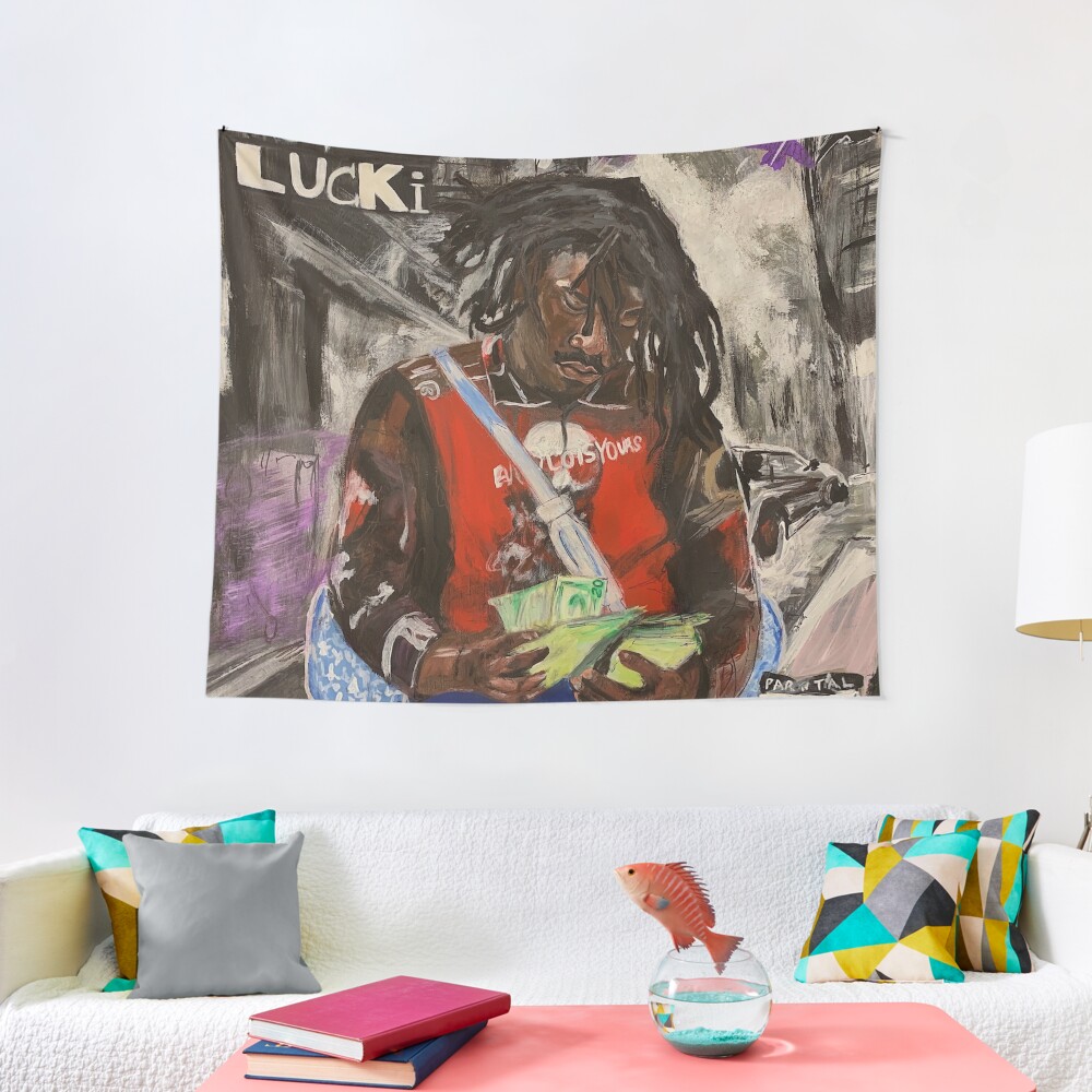 "lucki,days b4 3,album,poster,cover,painting,fan art,rap,rapper,dope ...