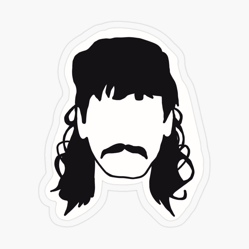 Mullet Hair Clipart