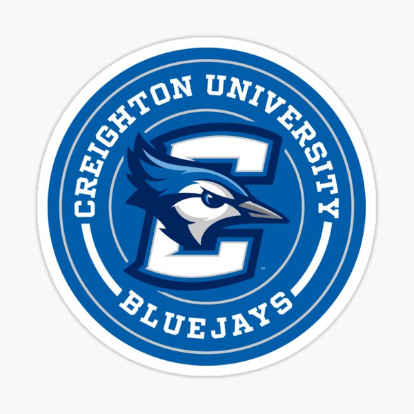 "Creighton - Bluejays" Sticker for Sale by wuflestadj | Redbubble