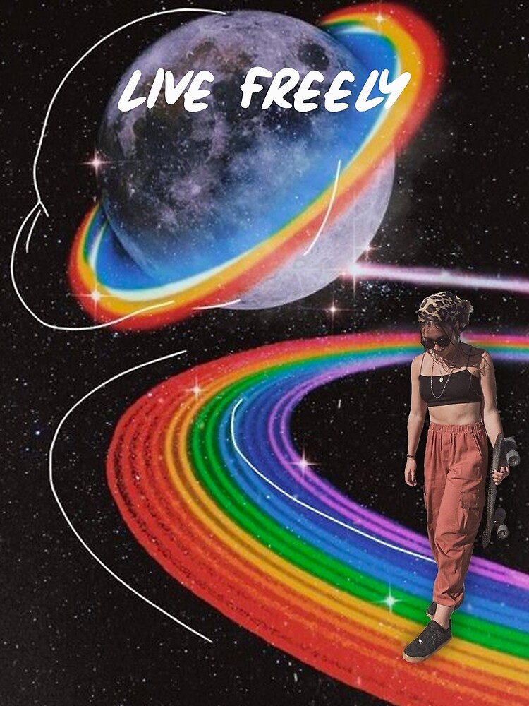 "Live Freely" Poster by bayleafy | Redbubble