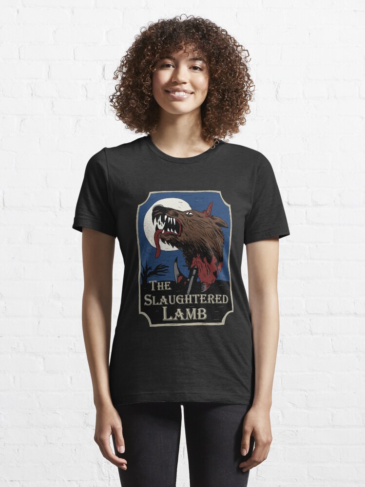 "The Slaughtered Lamb" T-shirt for Sale by blacksnowcomics | Redbubble ...