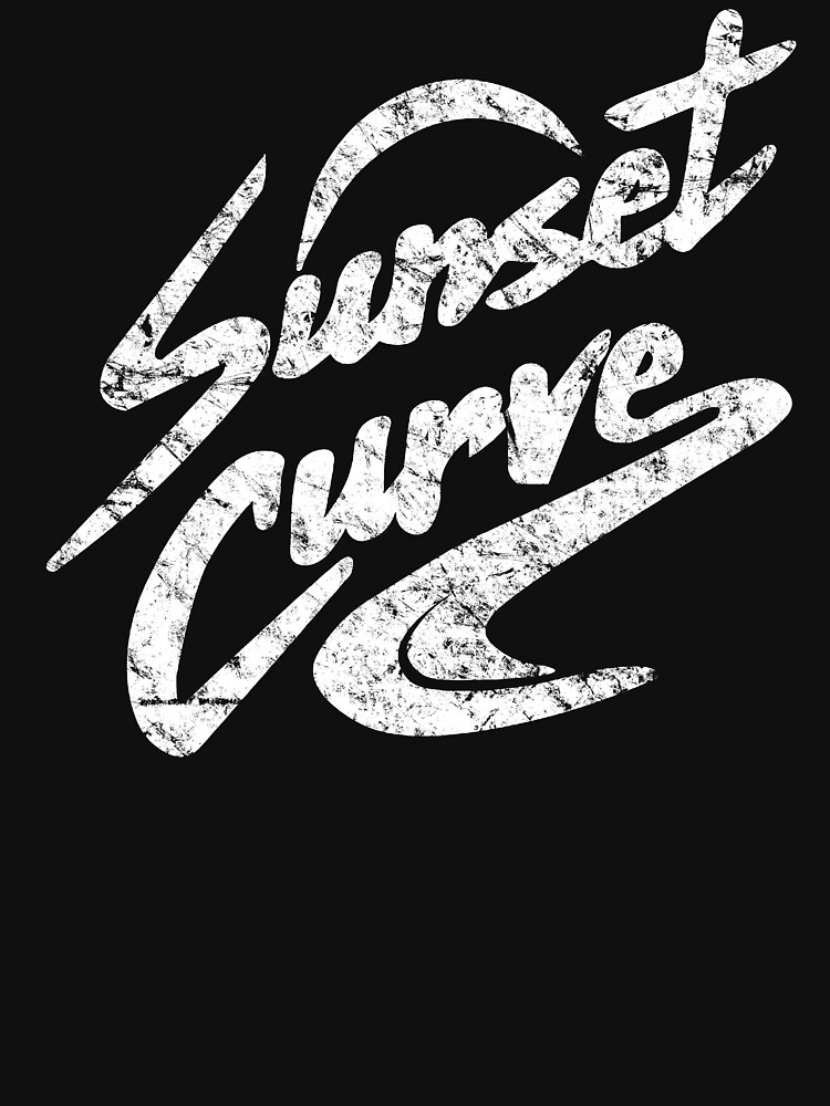 "Sunset Curve Vintage" T-shirt for Sale by IlustraCulture | Redbubble ...