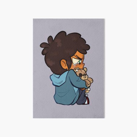 "Camp Camp- Crying Max" Art Board Print for Sale by Paryficama | Redbubble