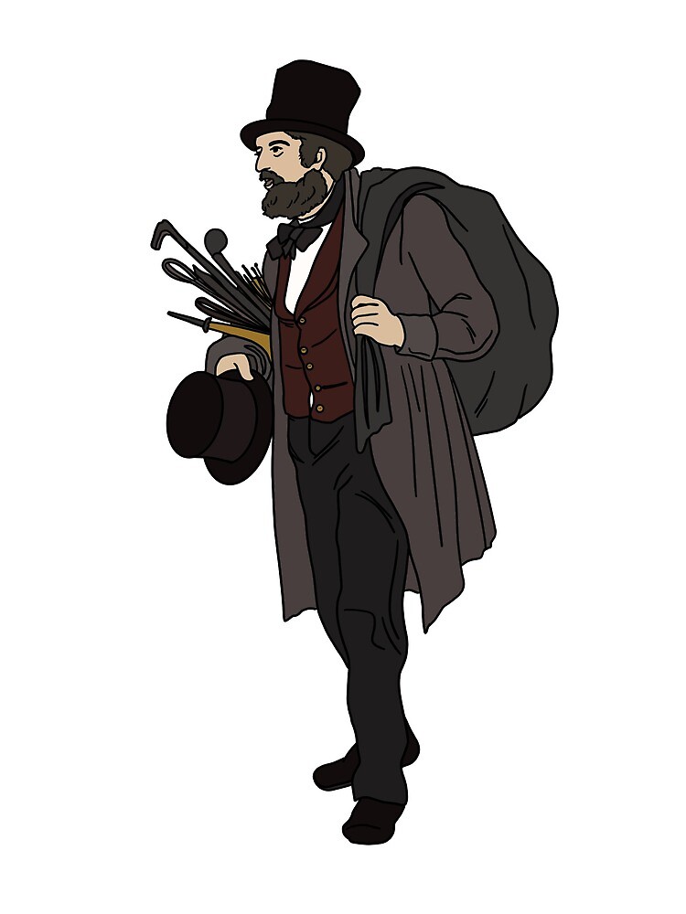 "Peddler with His Wares" Art Print by peterson1962 | Redbubble