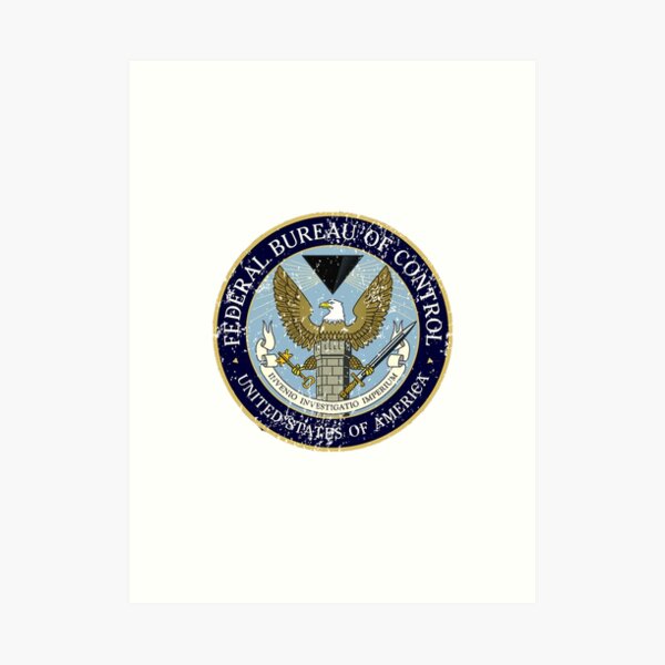 "Federal Bureau of Control | Control Game Logo | Clean Logo" Art Print ...