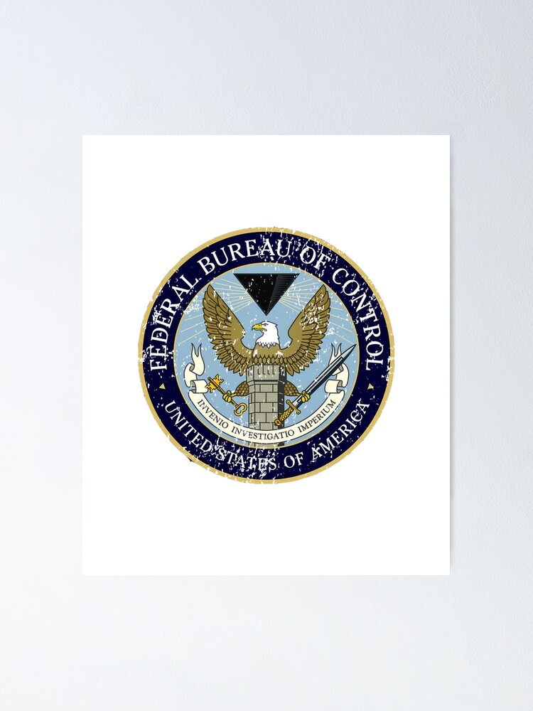 "Federal Bureau of Control | Control Game Logo | Clean Logo" Poster for ...