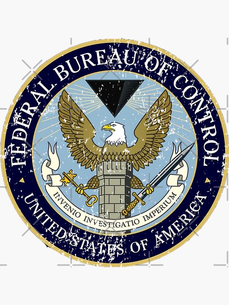 "Federal Bureau of Control | Control Game Logo | Clean Logo" Sticker ...