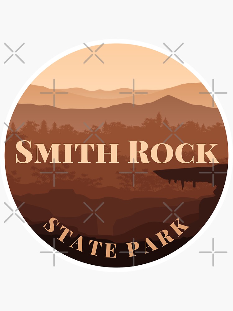 "Smith Rock State Park" Sticker for Sale by InvestingRoad | Redbubble