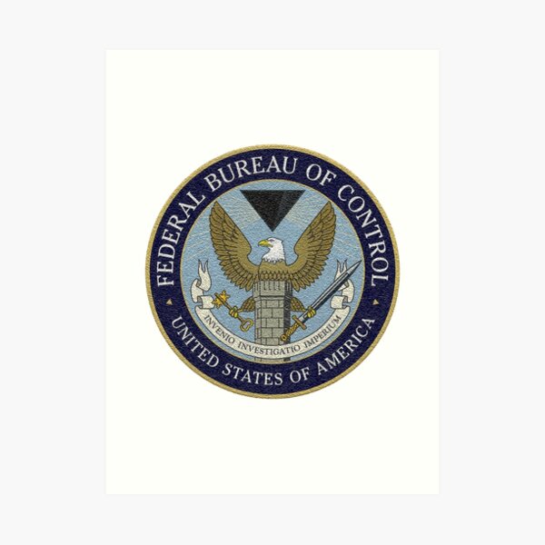 "Federal Bureau of Control | Control Game Logo | Clean Logo" Art Print ...