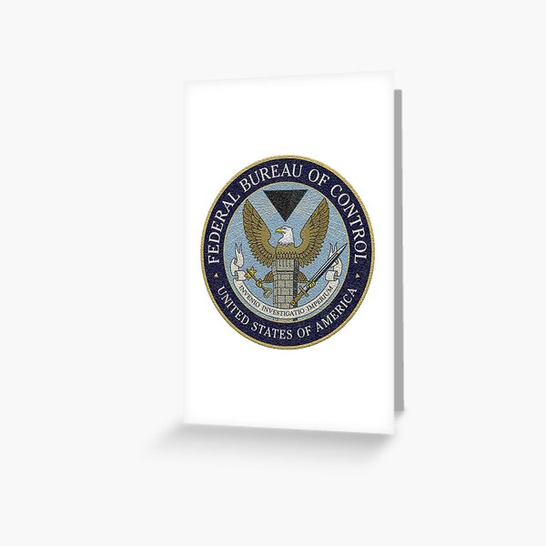 "Federal Bureau of Control | Control Game Logo | Clean Logo" Greeting ...